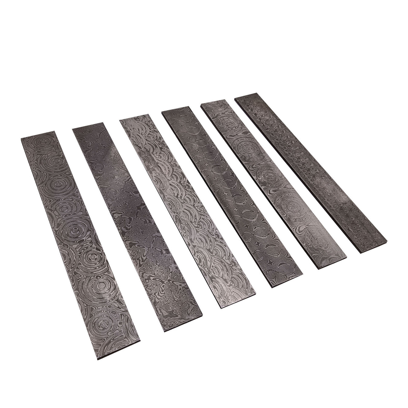 Hard Unfilled Damascus Steel Billet Bar Blank Knife Blade Diy Materia ...