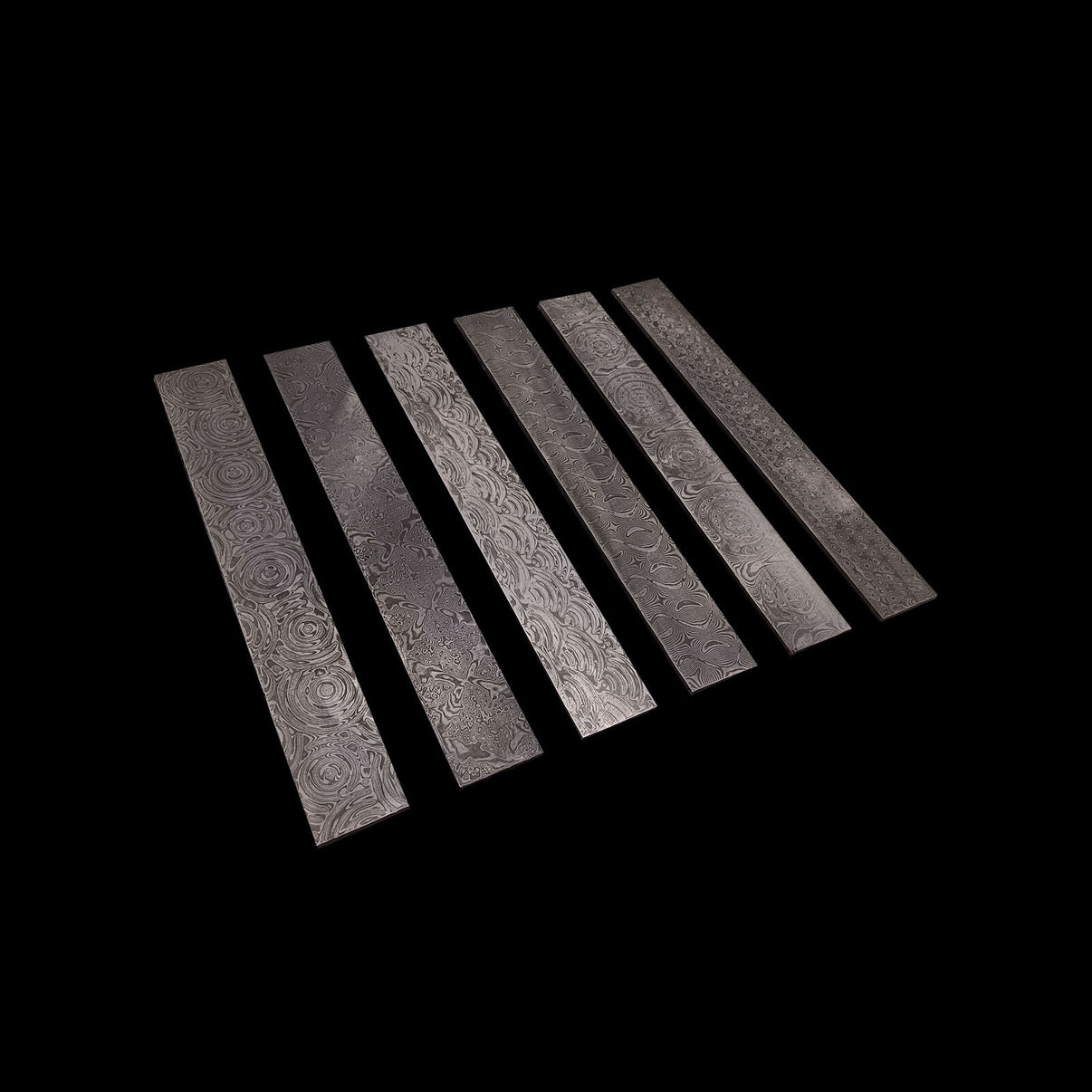 Hard Unfilled Damascus Steel Billet Bar Blank Knife Blade Diy Materia ...