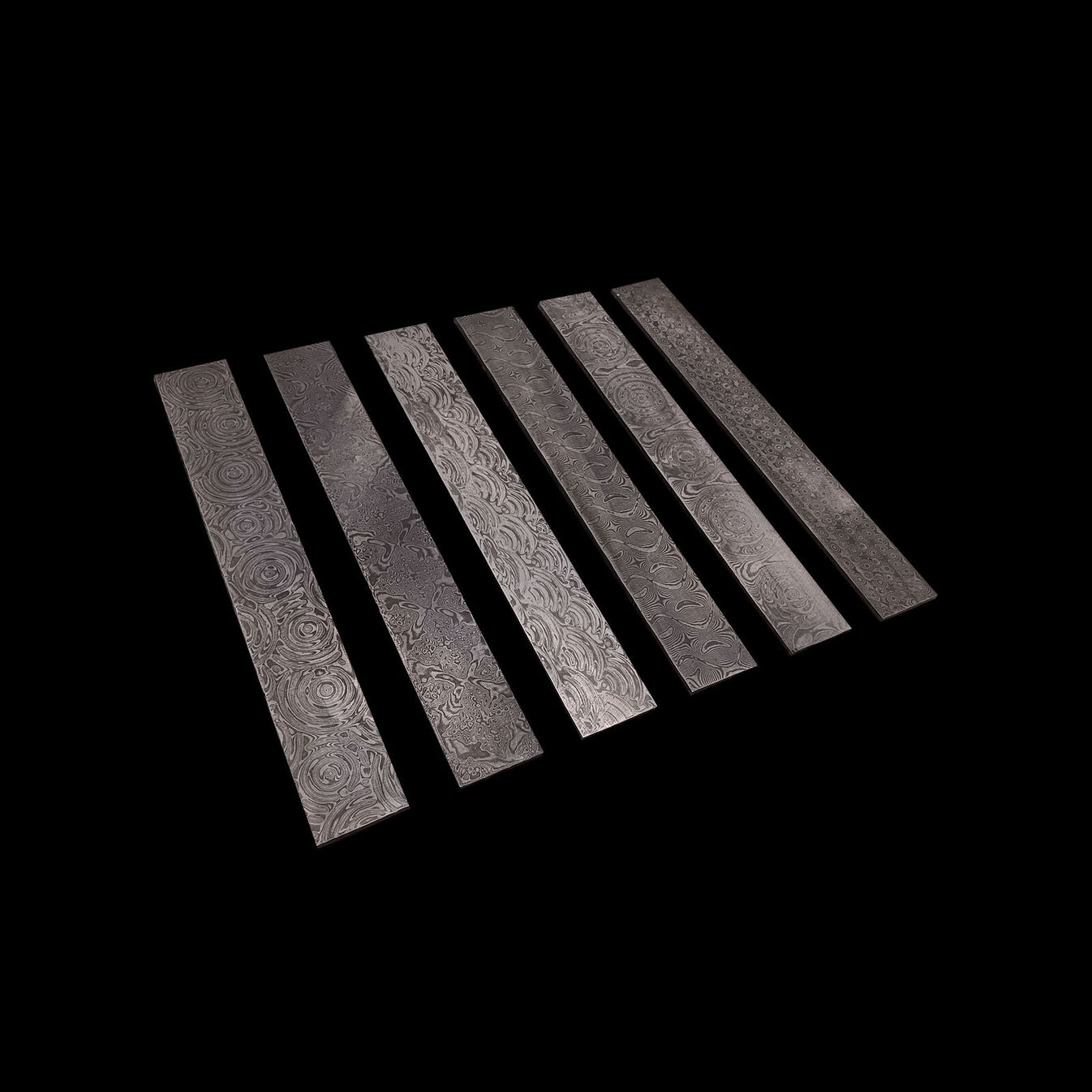 Hard Unfilled Damascus Steel Billet Bar Blank Knife Blade Diy Materia ...