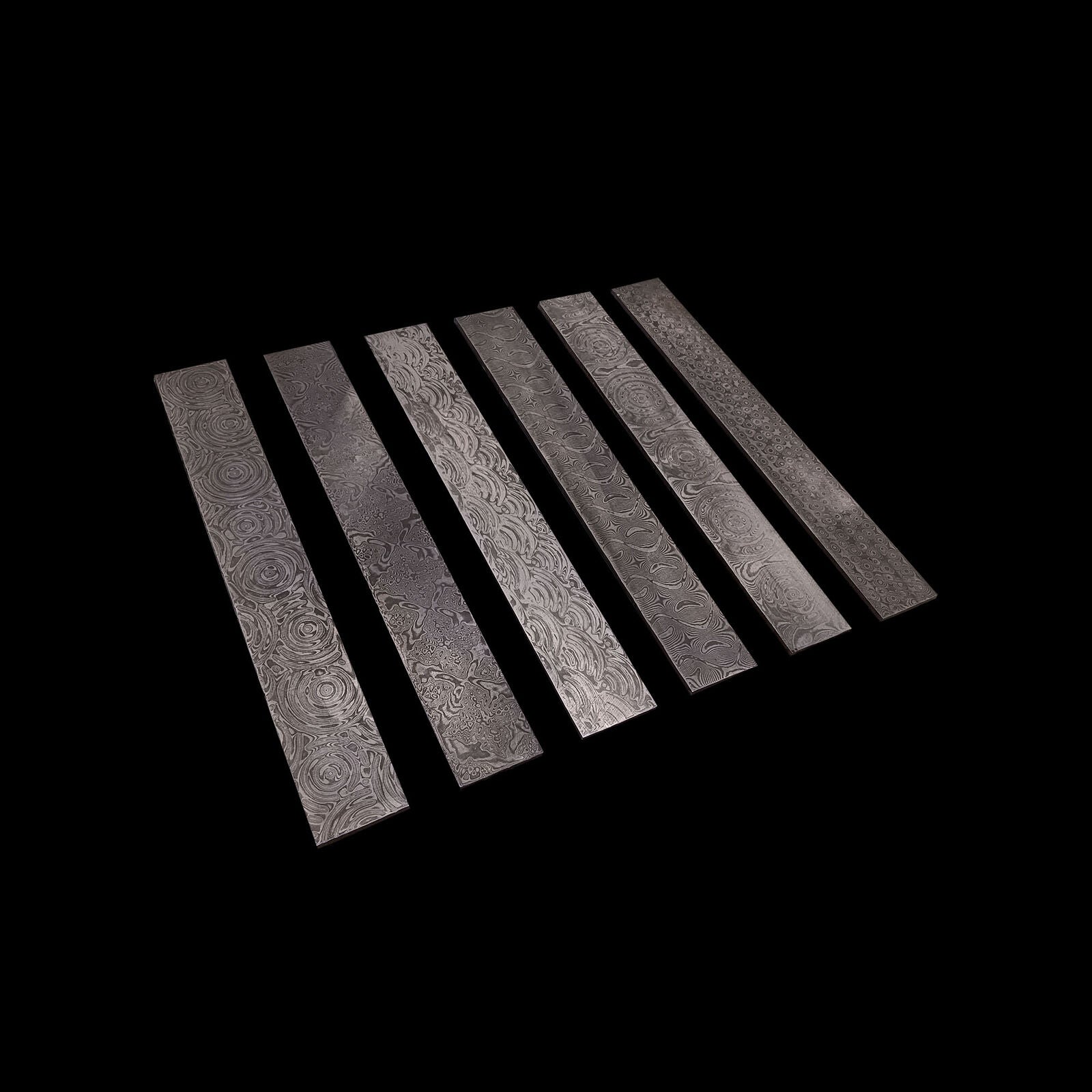 Hard Unfilled Damascus Steel Billet Bar Blank Knife Blade Diy Materia ...